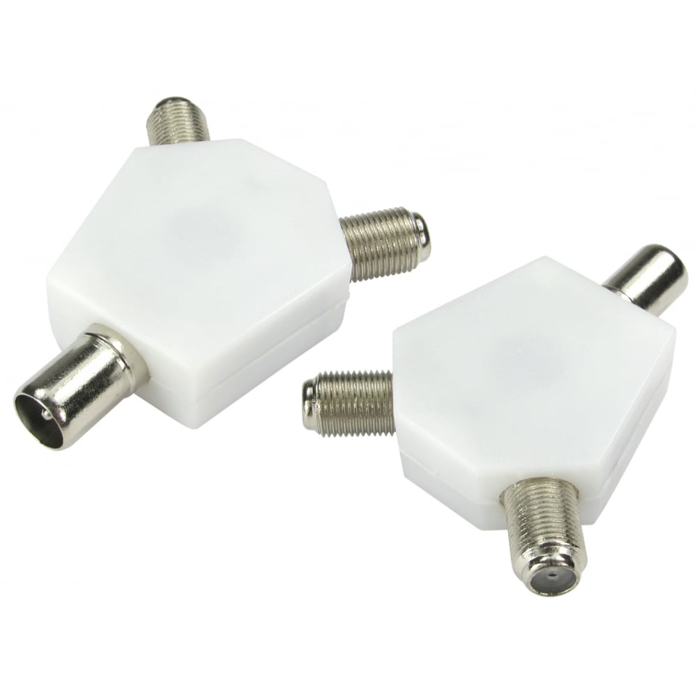 TV Coax to 2x F-Connector Splitter